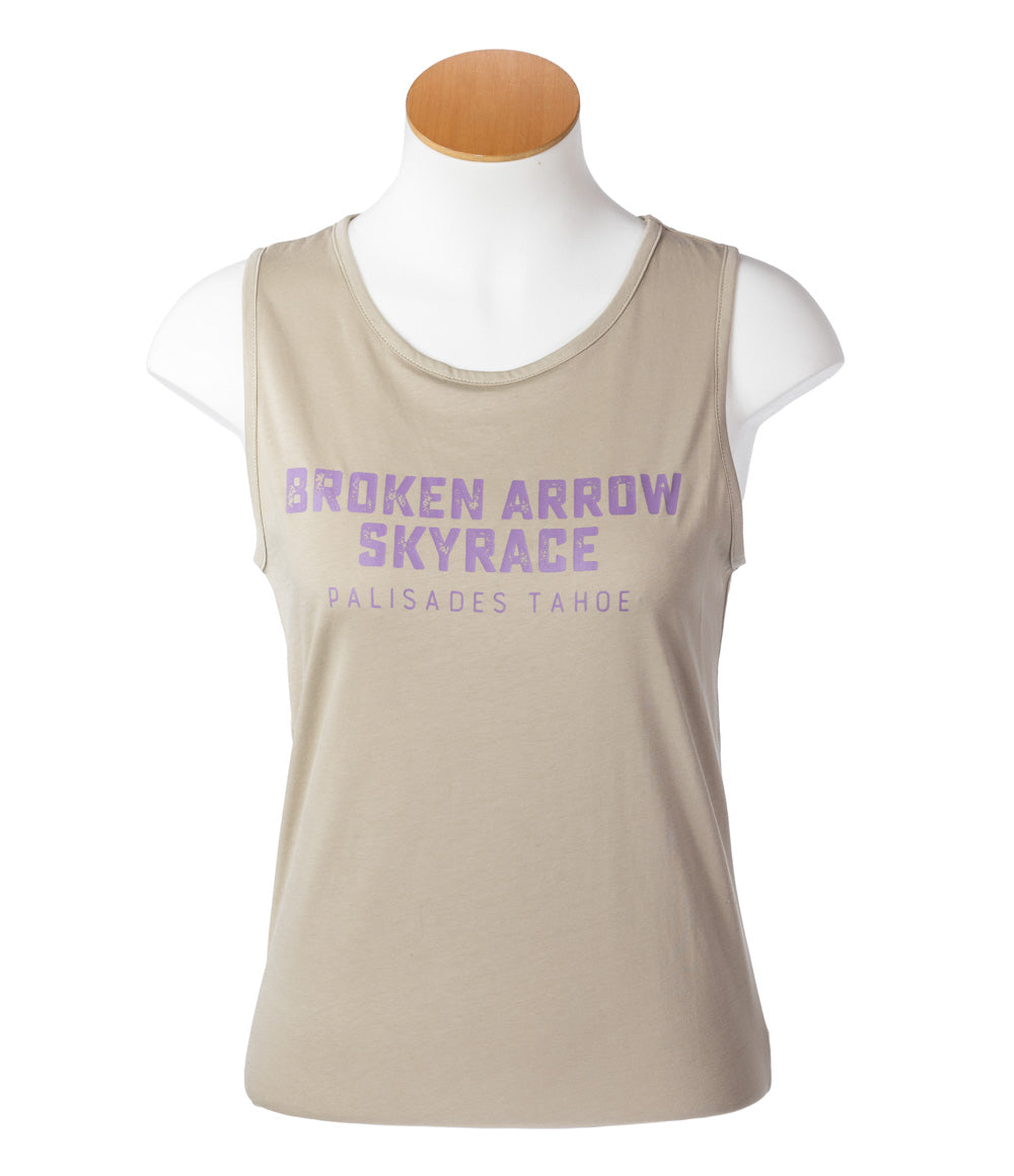 W Broken Arrow Script Logo Tank