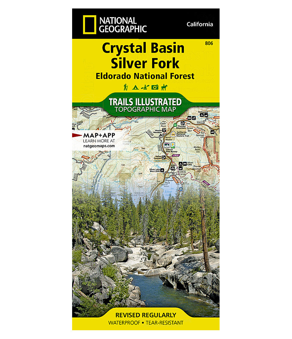 Crystal Basin Silver Fork Map