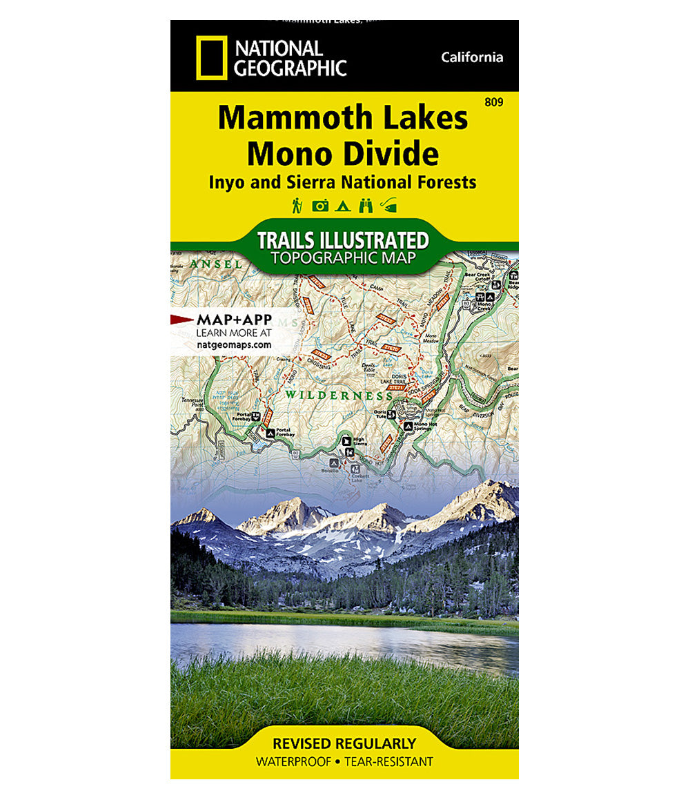 Mammoth Lakes/Mono Divide Map
